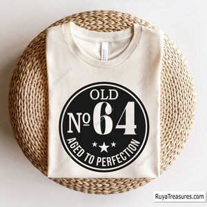 64th Birthday Svg Png, 64th Svg, Aged to Perfection Svg, 64 and ...
