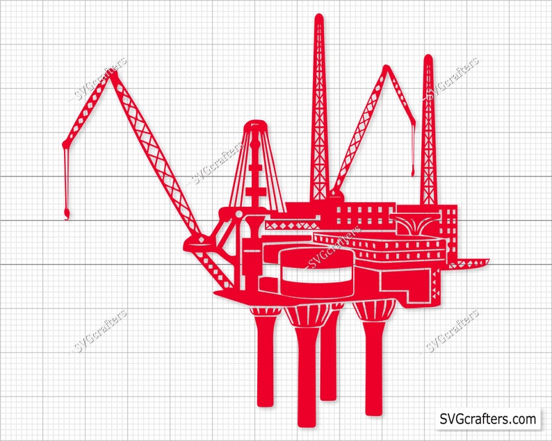 Oil Derrick Svg Png Oil Rig Svg Oil Pump Svg Oilfield - Etsy