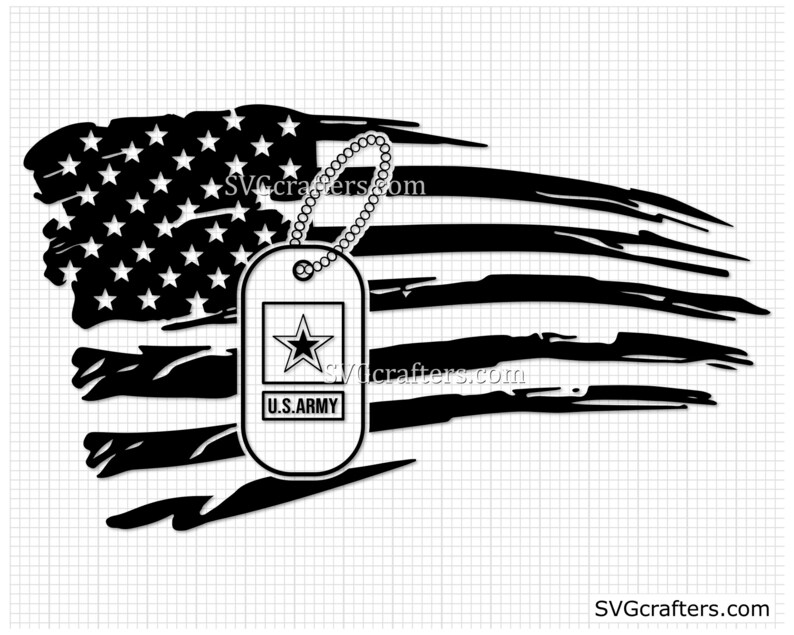 Army Dog Tag Svg Png Army Svg Military Svg Dog Tags Svg | Etsy