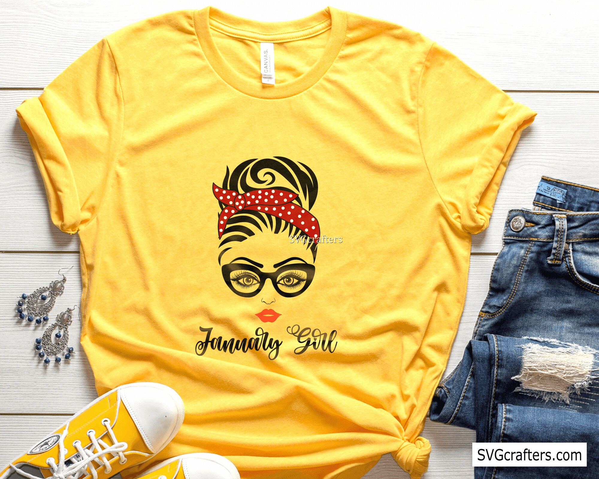 January Girl Svg January Birthday Svg January Birthday - Etsy Canada