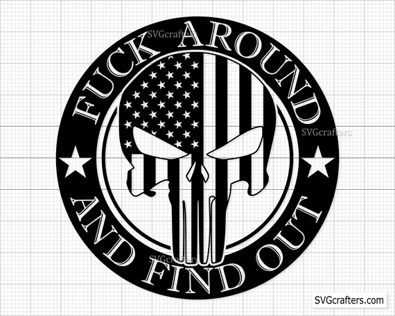 FAAFO Punisher Flag Svg Png Punisher Skull Svg 2nd Amendment - Etsy ...