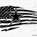 American Flag Star Vector Cut File SVG, USA Flag Cut File, American ...