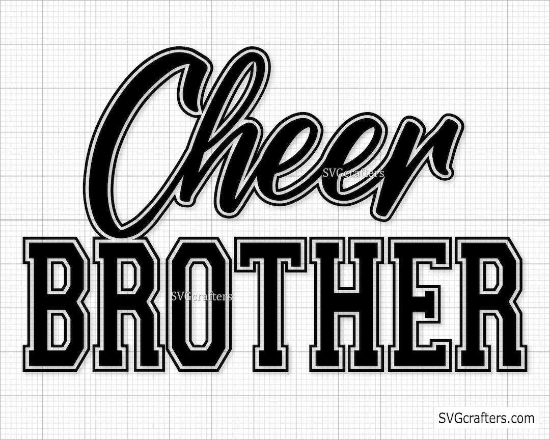 Cheer Brother Svg, Cheer Coach Svg, Cheerleader Svg, Coach Svg ...