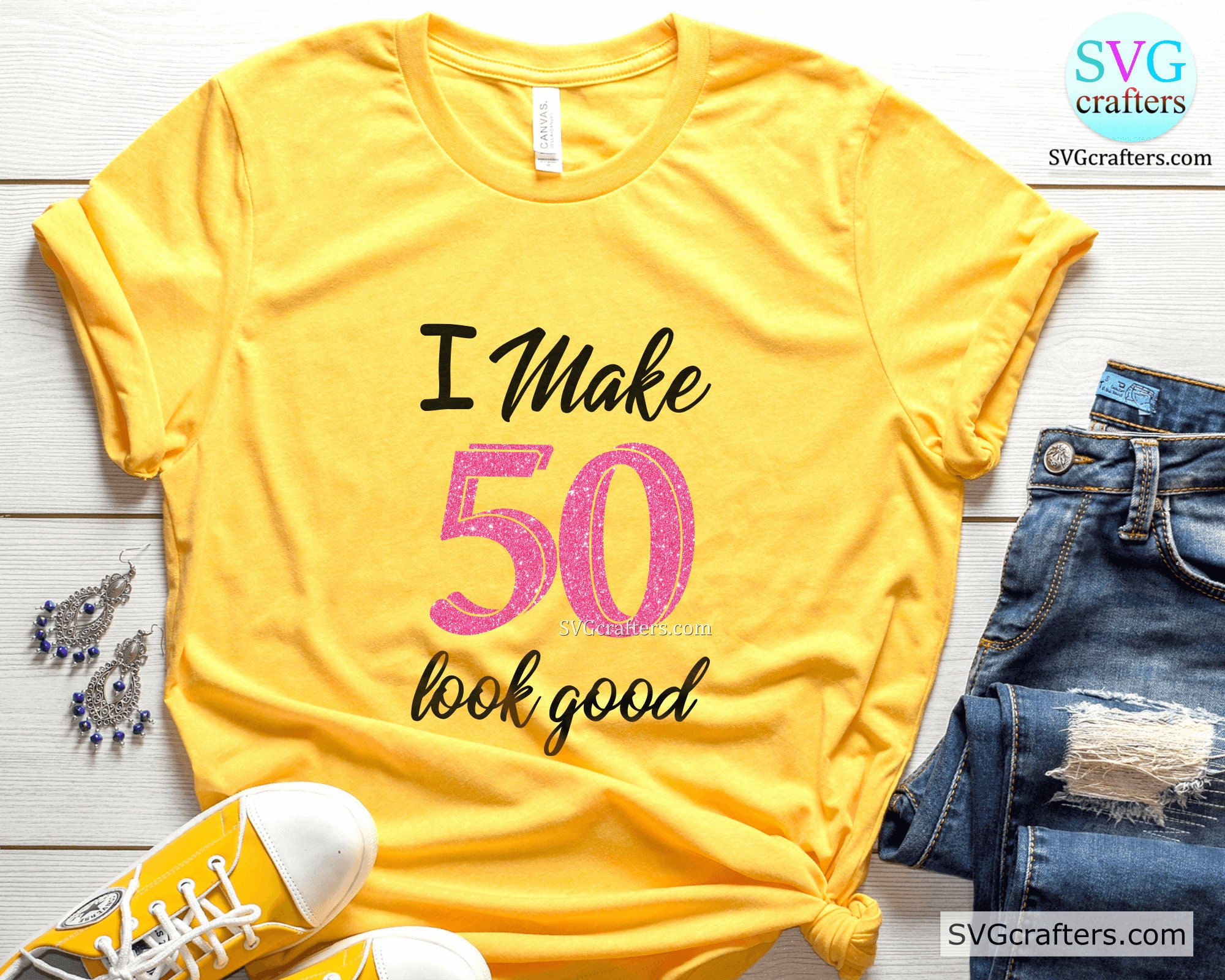 I Make 50 Look Good Svg 50th Birthday Svg 50 and Fabulous | Etsy