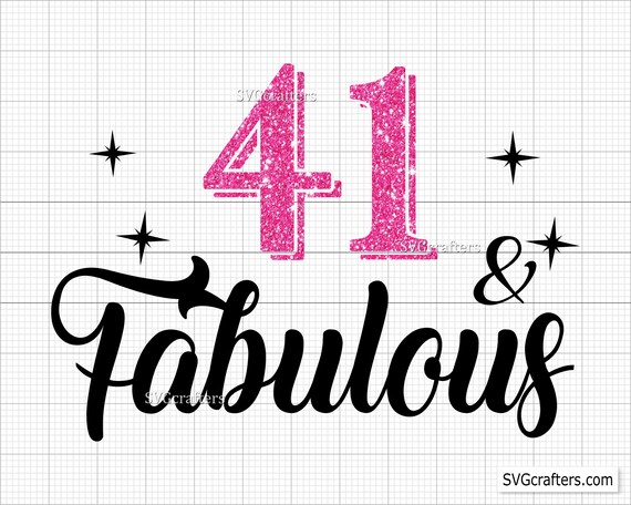 41st Birthday Svg Png 41st Svg Aged to Perfection Svg 41 - Etsy
