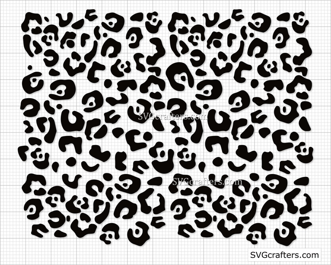 Leopard Print Svg Animal Print Svg Leopard Svg Leopard - Etsy