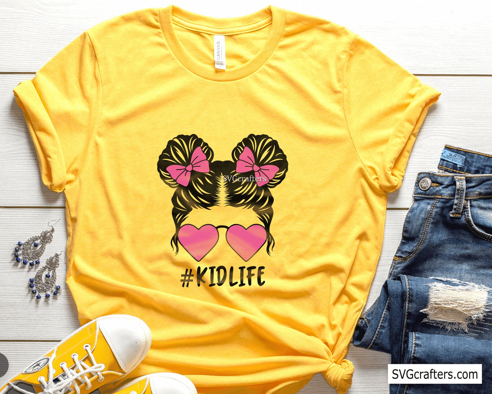 Mom Kid Life Svg Layered Kid Life Svg Messy Bun Mom Svg - Etsy