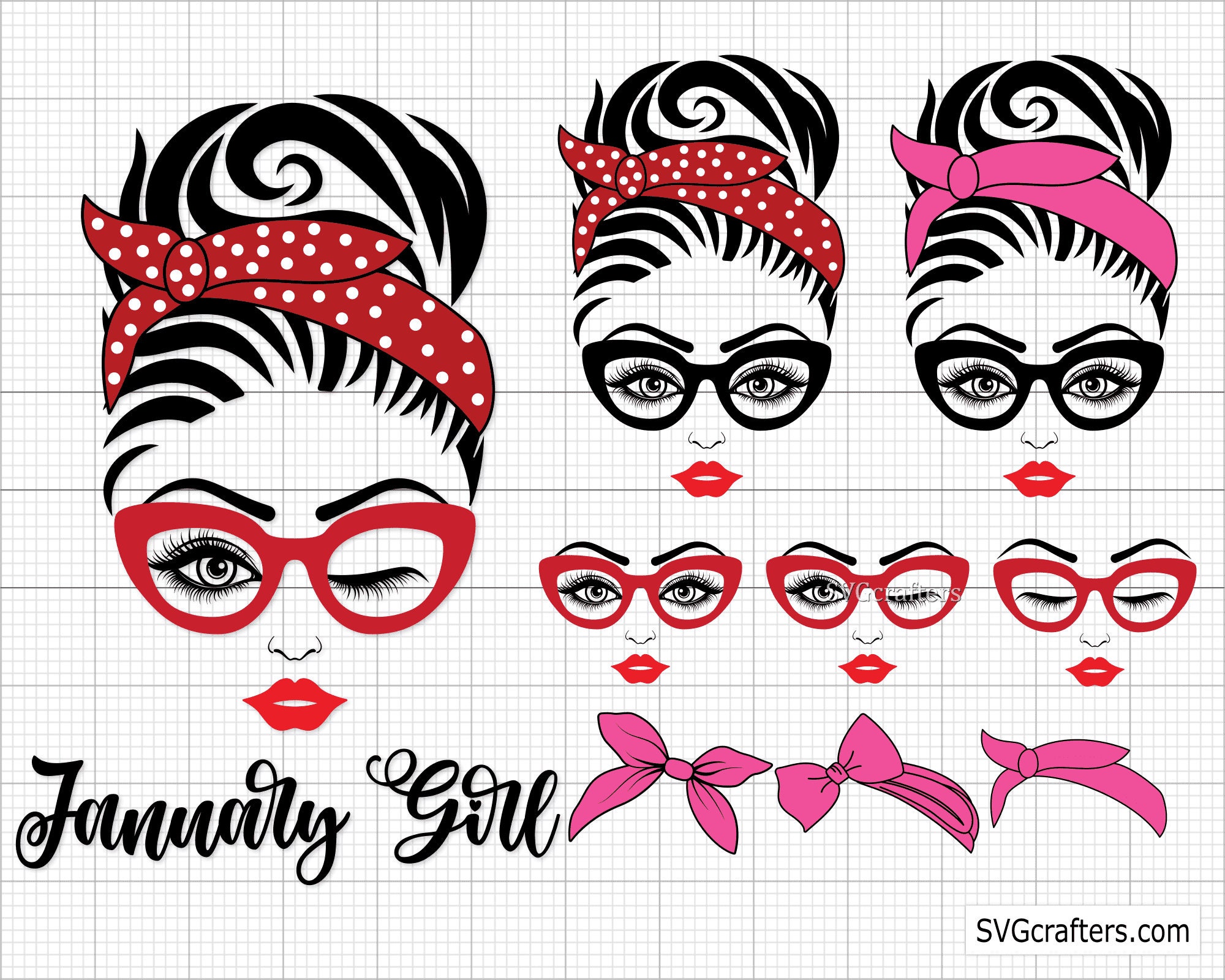 January Girl Svg January Birthday Svg January Birthday - Etsy Canada