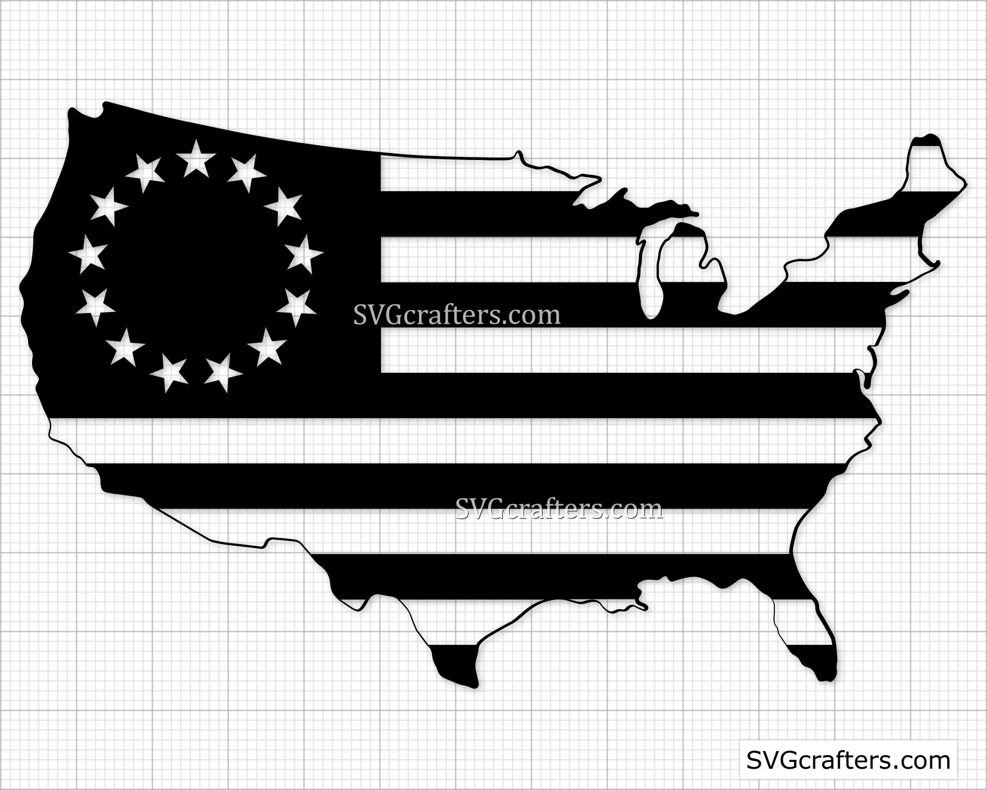 Betsy Ross Svg 1776 Svg American Flag SVG 4th July Svg | Etsy