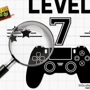 Level 7 Unlocked Svg 7th Birthday Svg My 7th Birthday Svg - Etsy