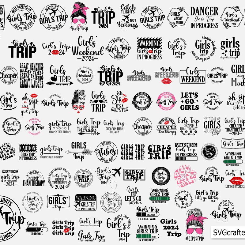 Girls Trip Svg - Etsy