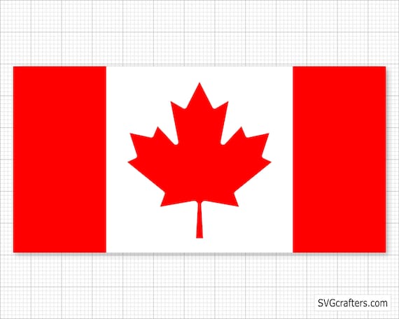 Flag of Canada svg canada svg canadian flag svg maple leaf | Etsy