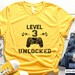 Level 3 Unlocked Svg 3rd Birthday Svg My 3rd Birthday Svg - Etsy