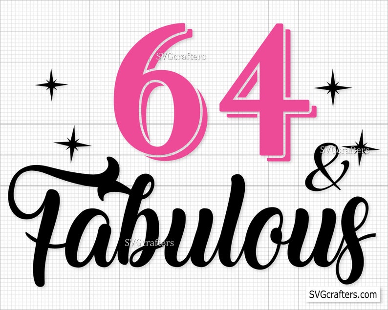64th Birthday Svg Png 64th Svg Aged to Perfection Svg 64 - Etsy