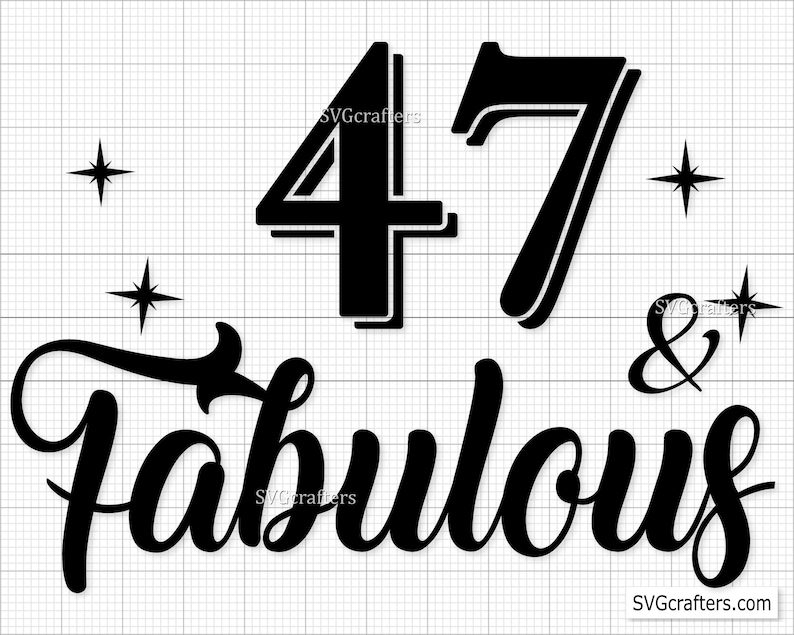 47th Birthday Svg Png 47th Svg Aged to Perfection Svg 47 - Etsy