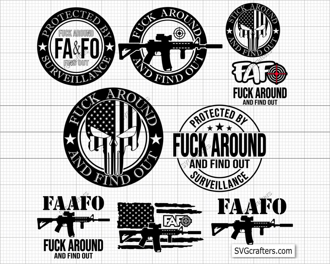 FAAFO Punisher Flag Svg, Army Svg, Gun Rights Svg, Military Svg, Gun ...