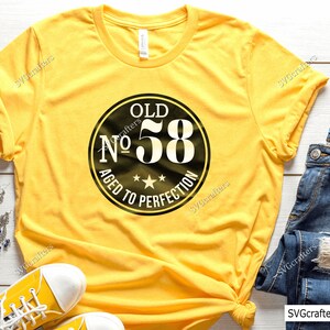 58th Birthday Svg Png 58th Svg Aged to Perfection Svg 58 - Etsy UK