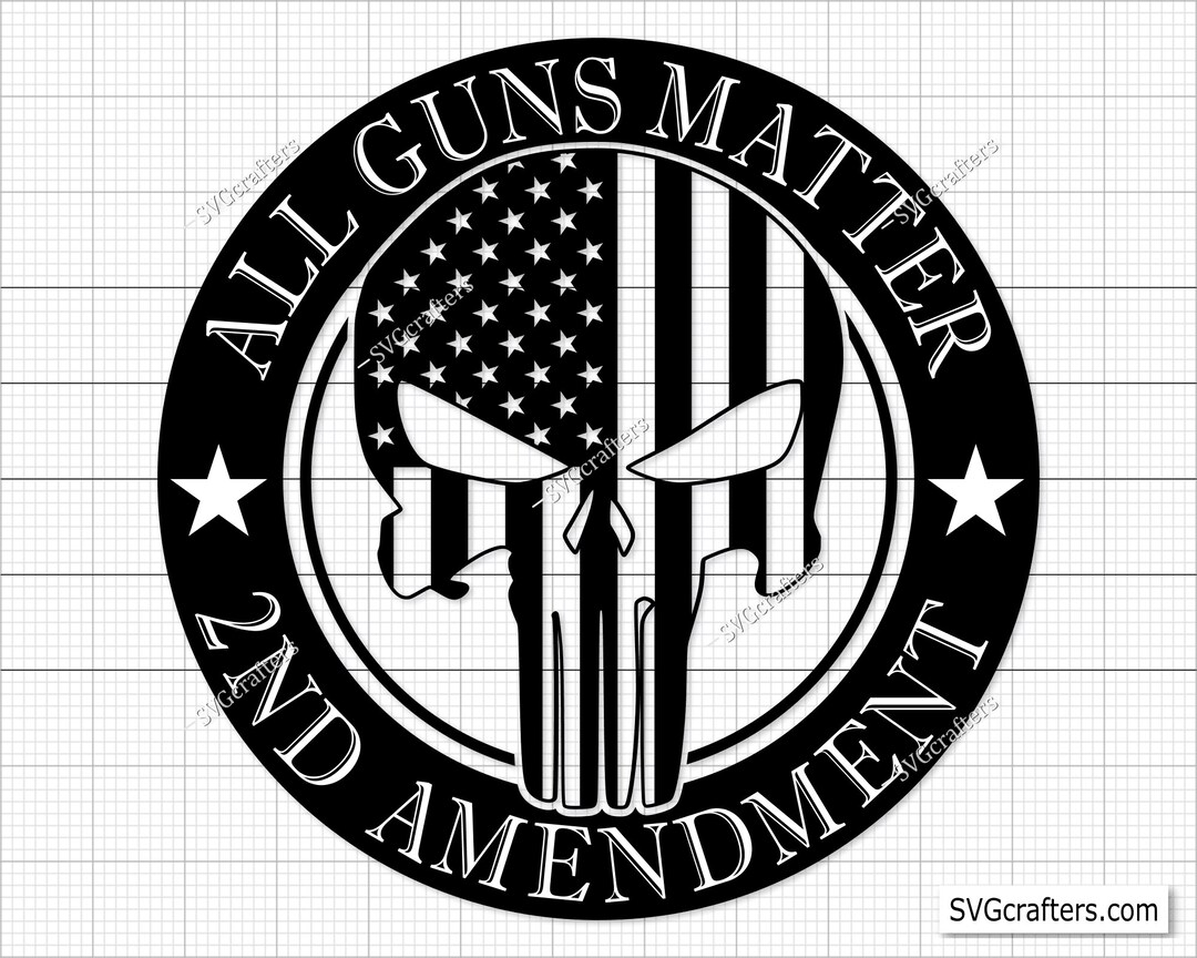 All Guns Matter Svg Png, Gun Flag Svg, Rifle Flag Svg, Guns Svg, 2nd ...