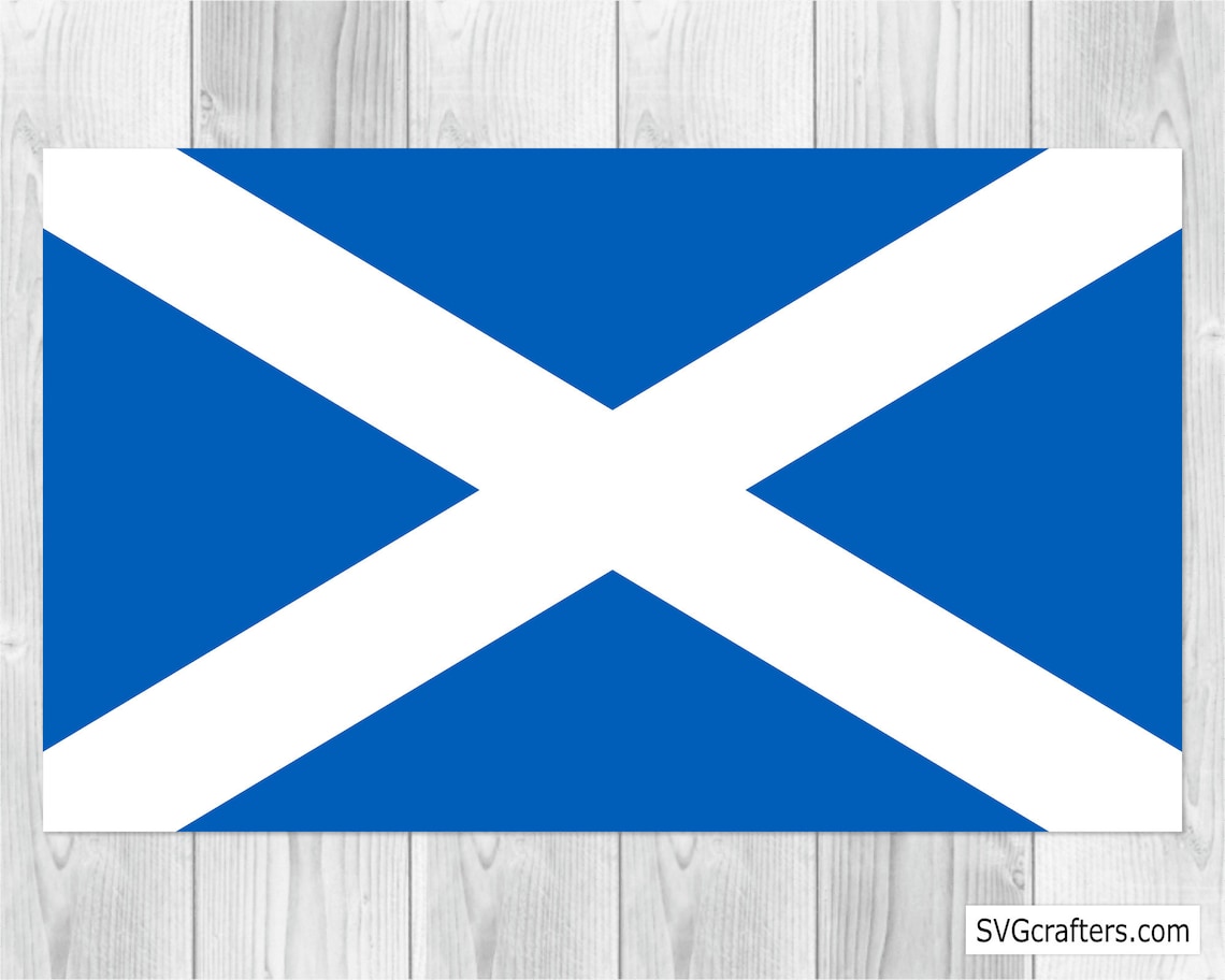 Scotland Flag Svg Scottish Flag Svg Scotland Svg Flag of - Etsy