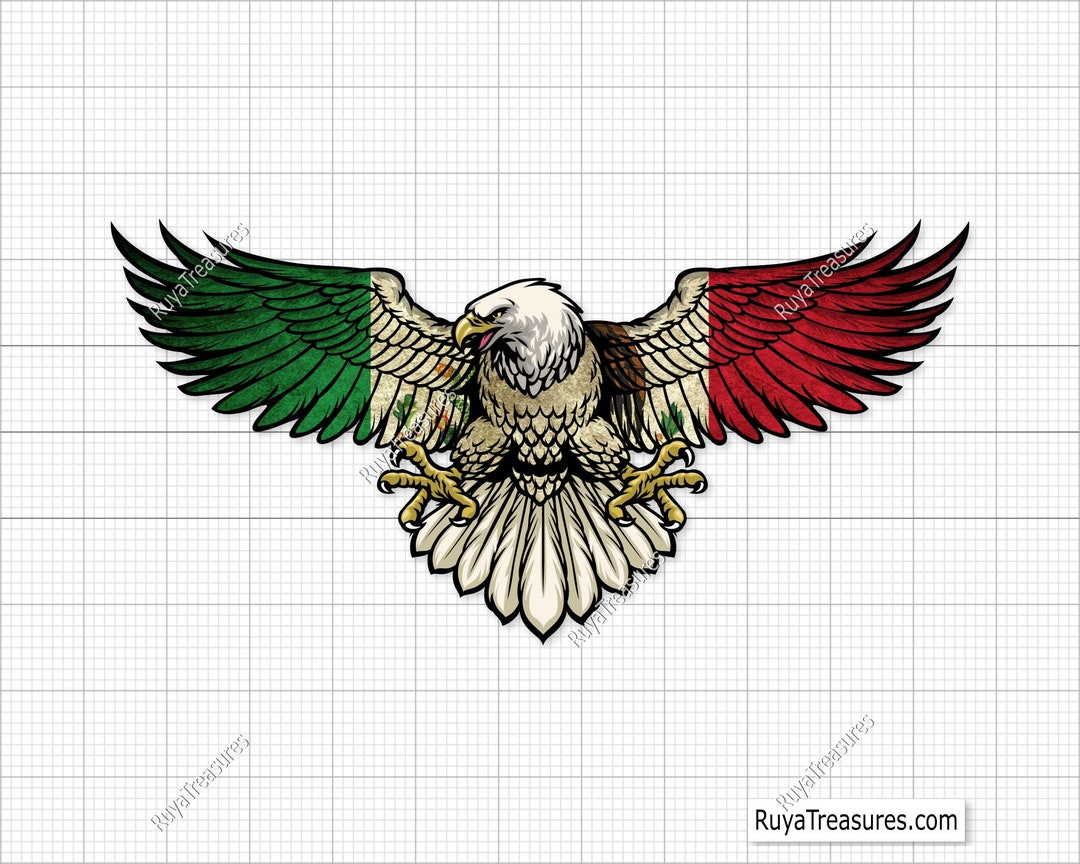 Mexican Eagle Flag PNG, Sublimation Mexican Flag Png, Mexican Png, Mexico Flag, Spanish Png, Usa ...