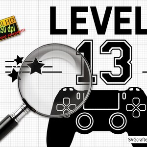 Level 13 Unlocked Svg 13th Birthday Svg Birthday Girl Svg - Etsy