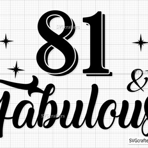 81st Birthday Svg Png 81st Svg Aged to Perfection Svg 81 - Etsy