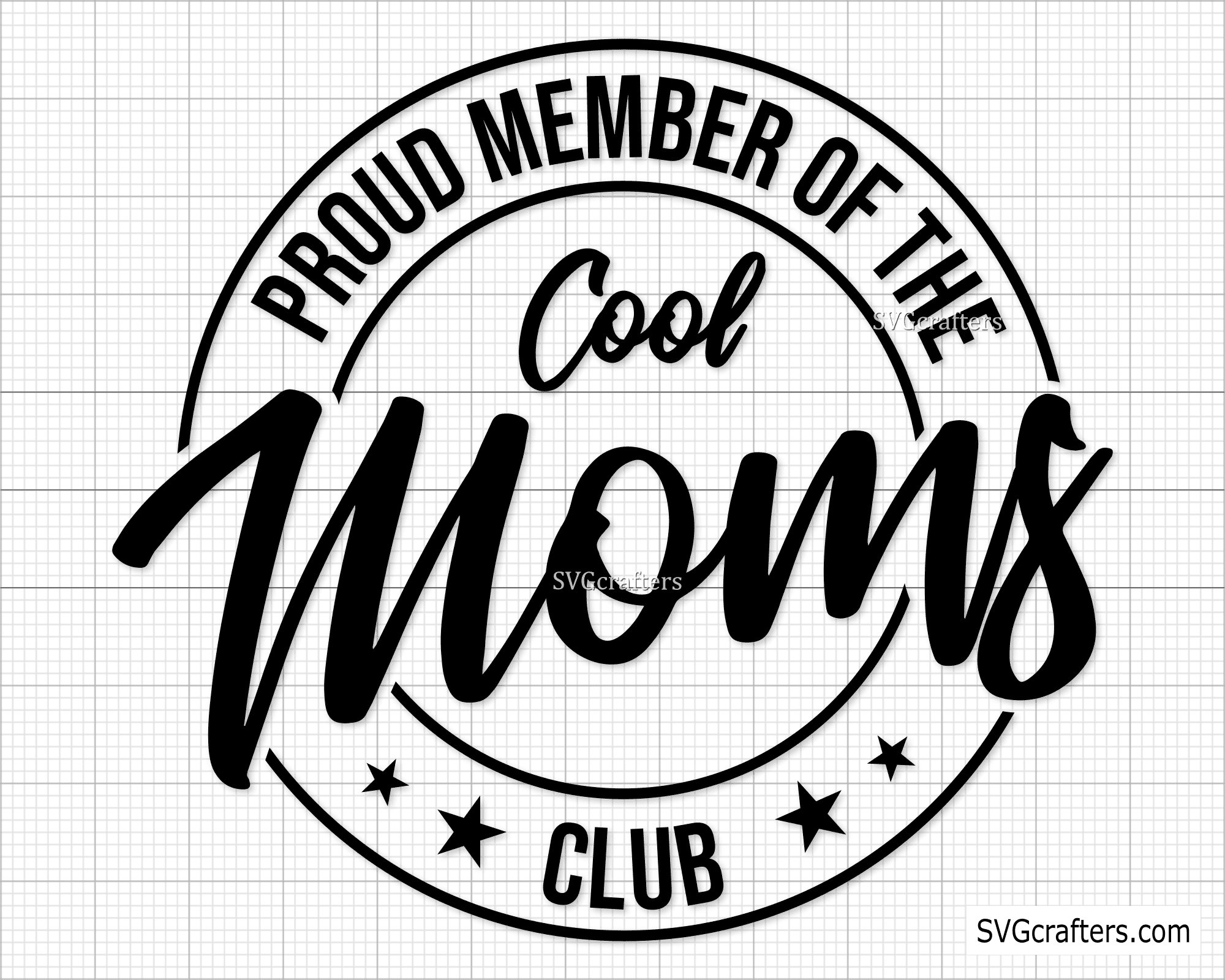 Proud Member of the Cool Moms Club Svg Badass Mom Svg Cool - Etsy UK