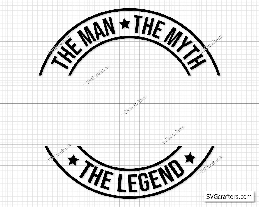 Custom the Man the Myth the Legend Svg, Grandpa Svg, Father Svg, Grandfather Svg, Grandpa Png ...
