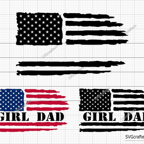 Daddy Flag Svg - Etsy