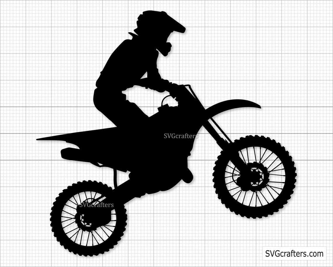 Motocross Svg Motorcycle Svg Dirt Bike Svg Racing Svg - Etsy
