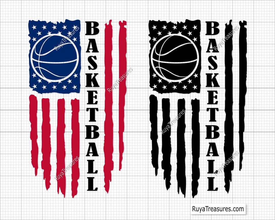 Basketball Flag Svg Png, Basketball Svg, Basketball American Flag Svg ...
