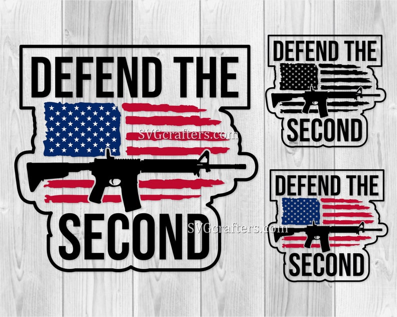 Defend the Second Svg 2nd Amendment Svg Gun Svg Patriotic - Etsy