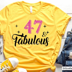 47th Birthday Svg Png, 47th Svg, Aged to Perfection Svg, 47 and ...