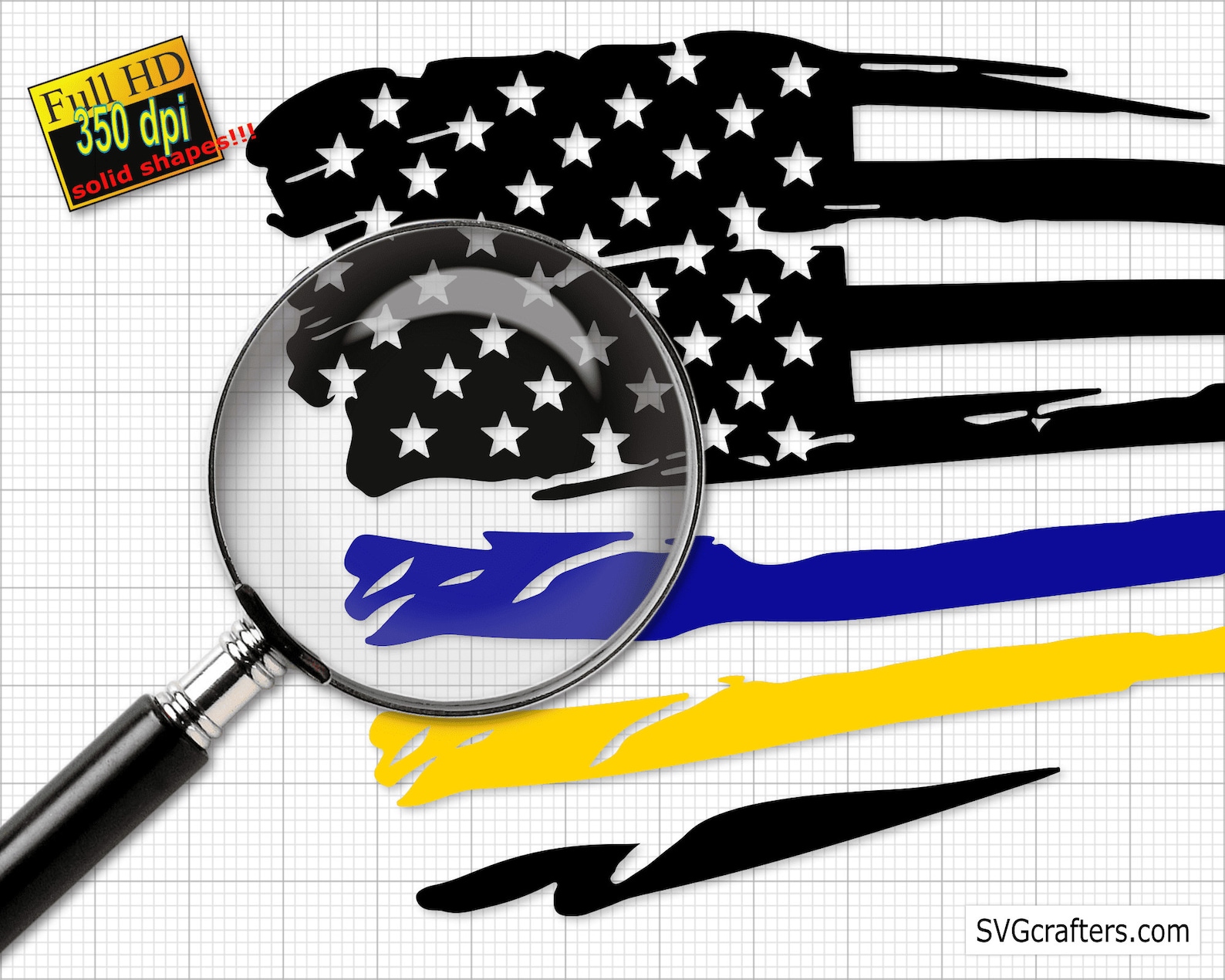 Thin Blue Gold Line Svg, Thin Blue Line Svg, Police Svg, Back the Blue ...