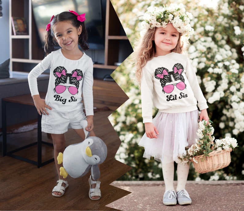 Big Sis Svg Lil Sis Clipart Family Svg Big Sister SVG - Etsy