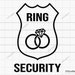 Ring Security Svg, Wedding Svg, Bridal Party Svg, Wedding Party Svg ...