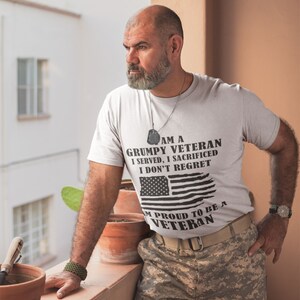 I Am A Grumpy Veteran Svg, Veteran Svg, Military Svg, Patriotic Svg ...