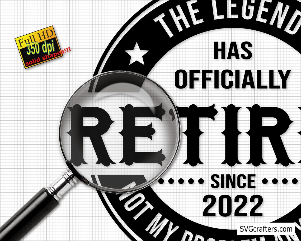 The Legend Has Officially Retired Svg Retirement Svg Retired - Etsy