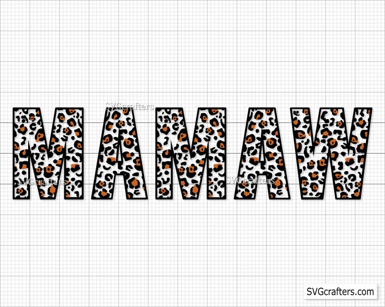 Leopard Mamaw Svg, Leopard Print Svg, Mamaw Leopard Png, Mom Life Svg ...