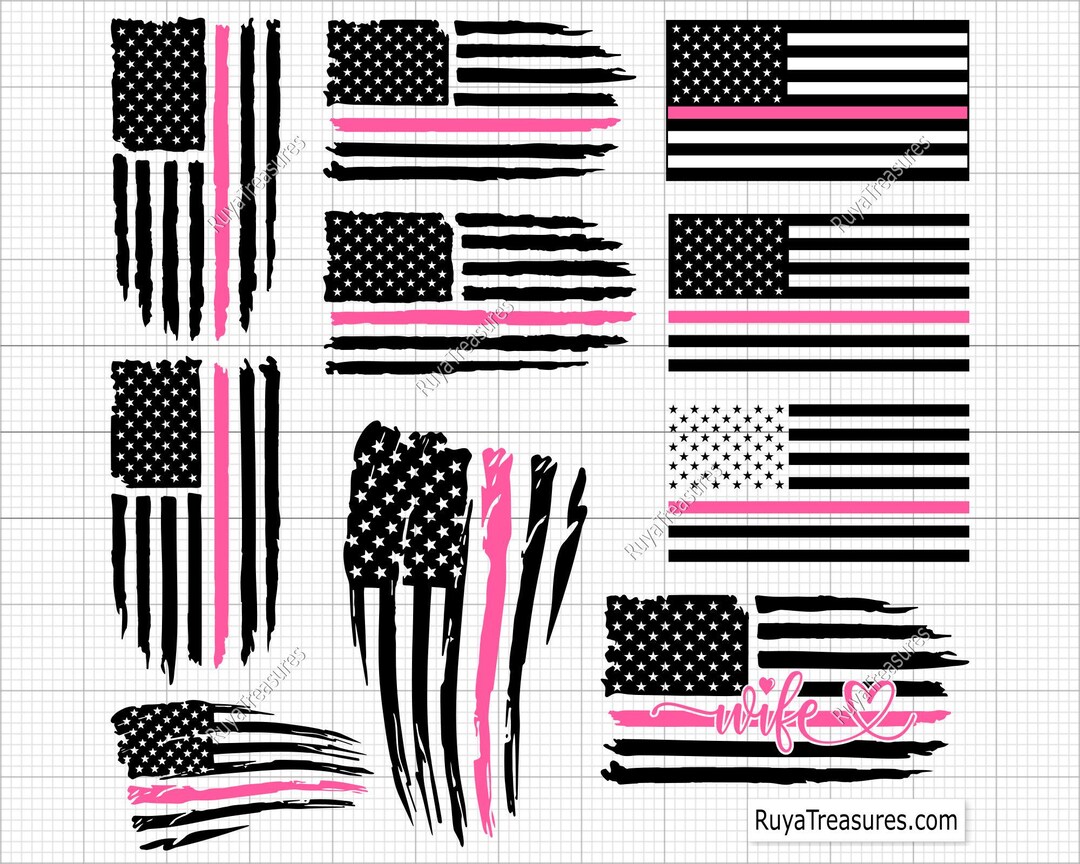 Cancer Flag Svg Bundle, Breast Cancer Flag Svg, Awareness Flag Svg ...