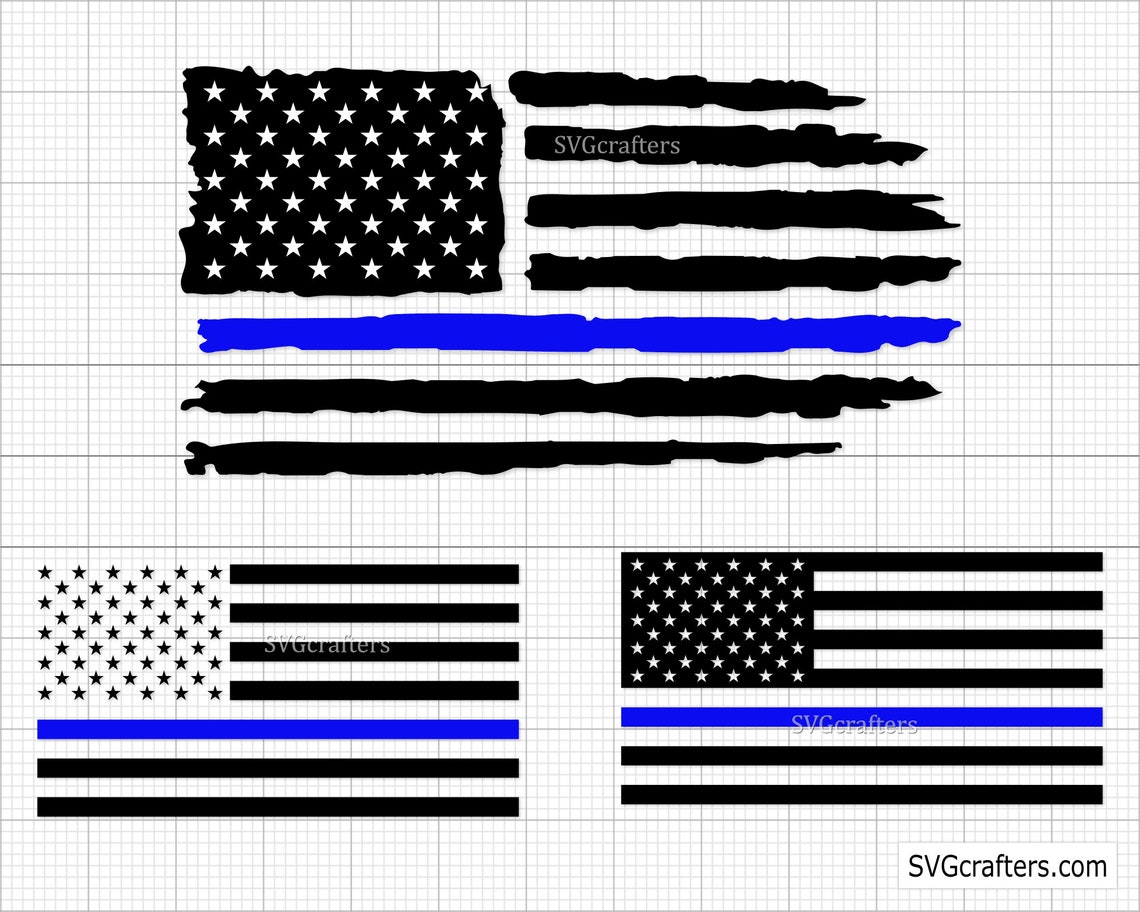 Bundle Police Svg Png, Thin Blue Line Svg, Police Officer Svg, Thin ...