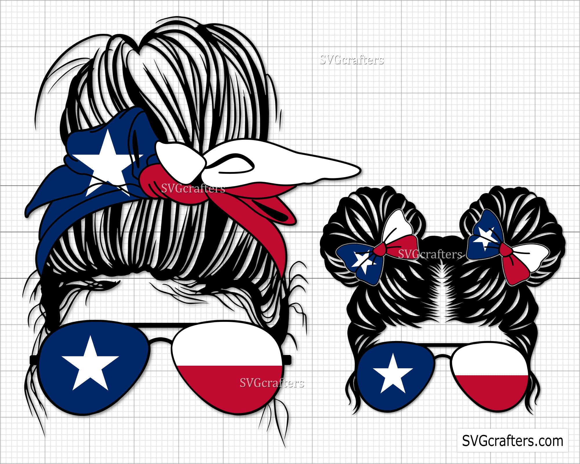 Texas Momlife Svg Mom Life Svg Messy Bun Svg Texas Svg - Etsy