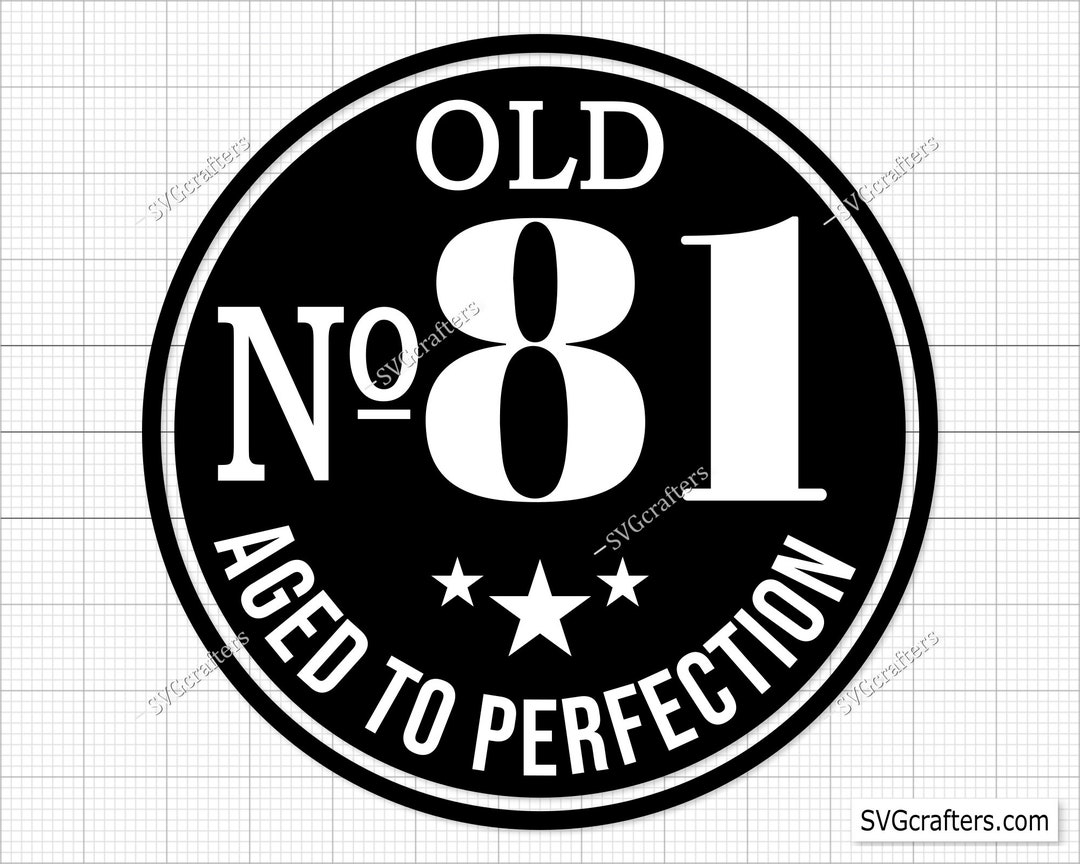 81st Birthday Svg Png, 81st Svg, Aged to Perfection Svg, 81 and ...