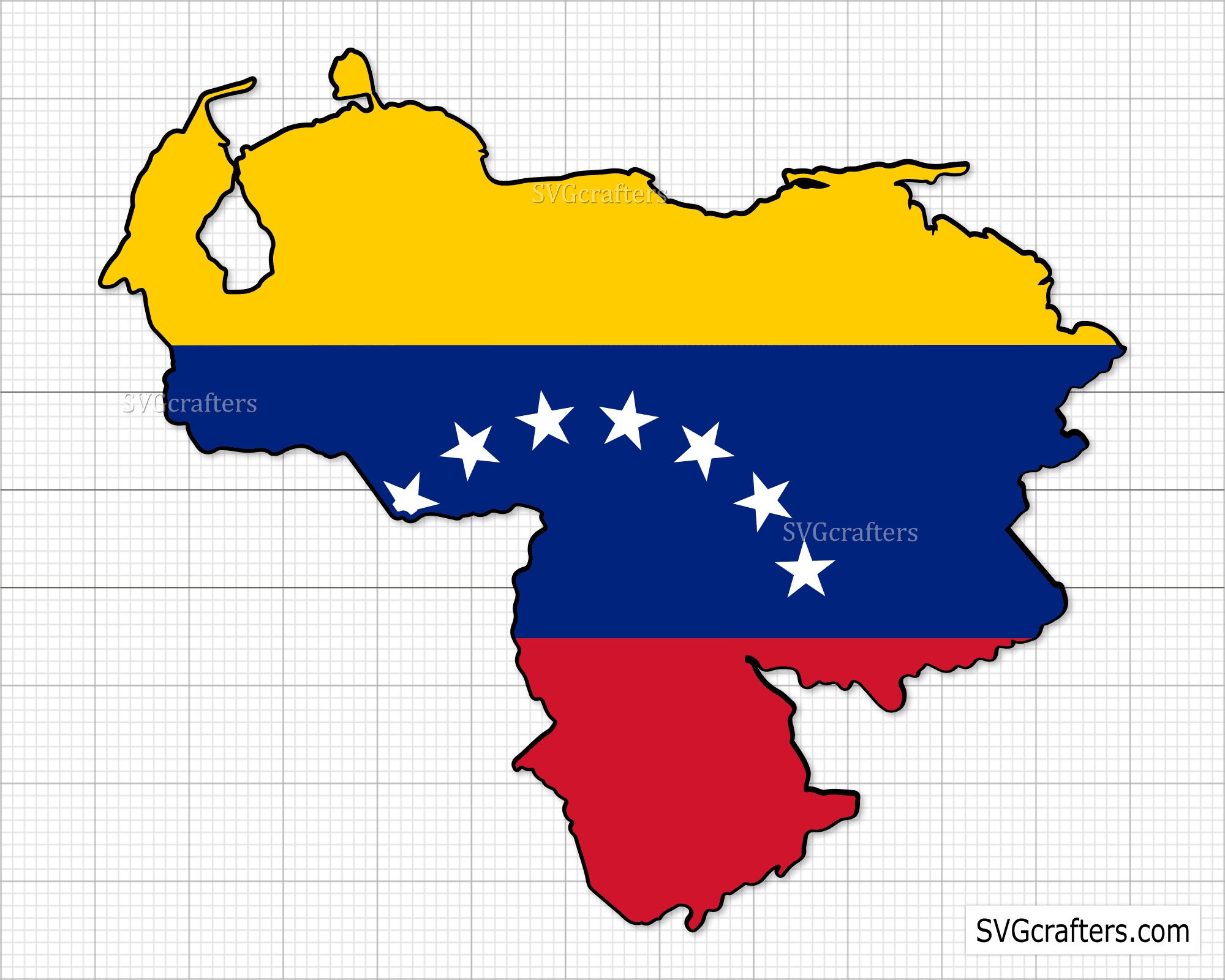 Flag of Venezuela Svg Png Venezuelan Flag Svg Venezuelan - Etsy