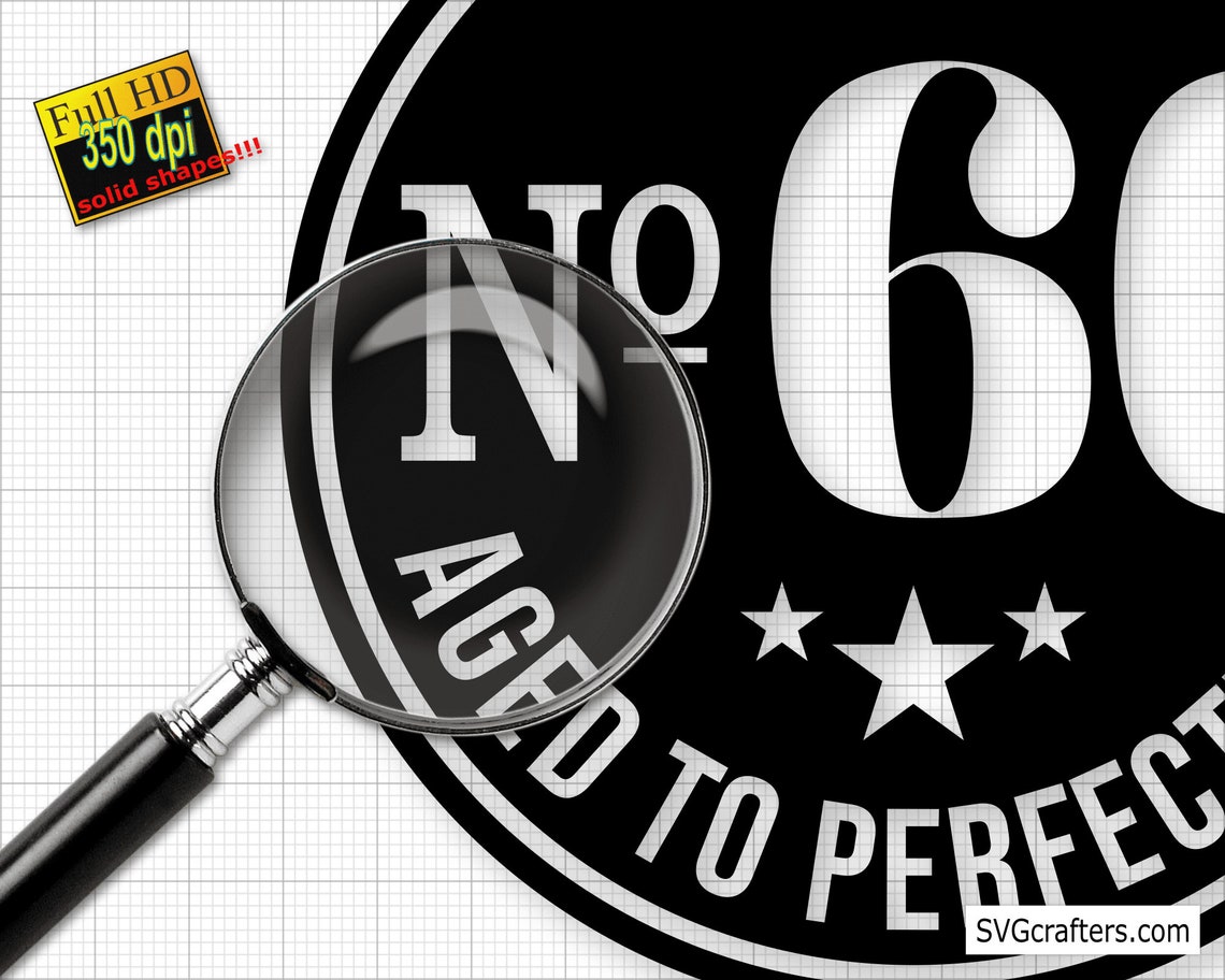 60th birthday svg 60th svg Old Number 60 svg 60th Cut File | Etsy