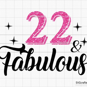 22nd Birthday Svg Png, 22nd Svg, Aged to Perfection Svg, 22 and ...