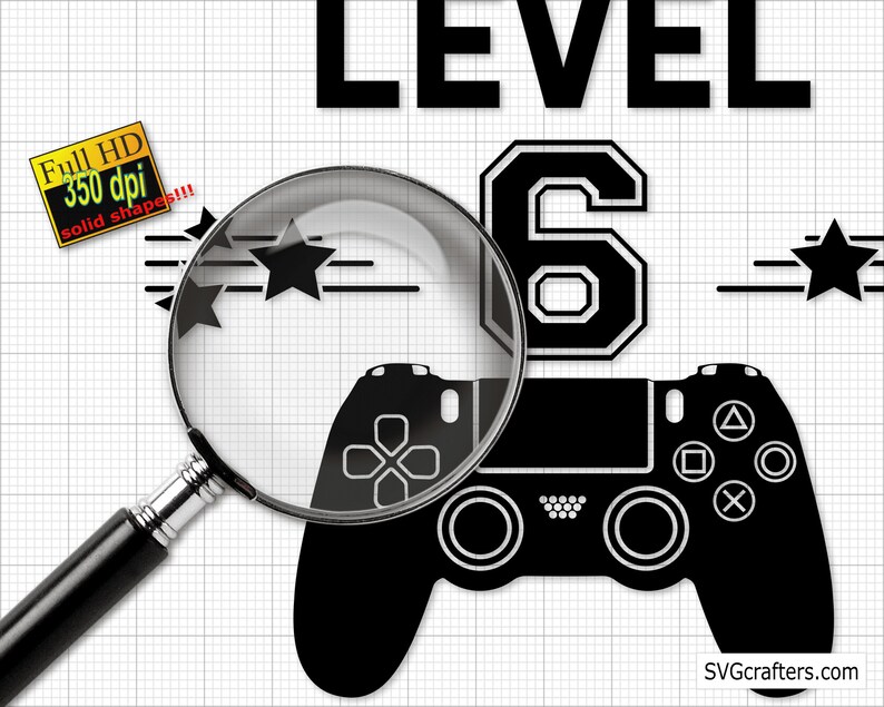Level 6 Unlocked Svg 6th Birthday Svg My 6th Birthday Svg | Etsy