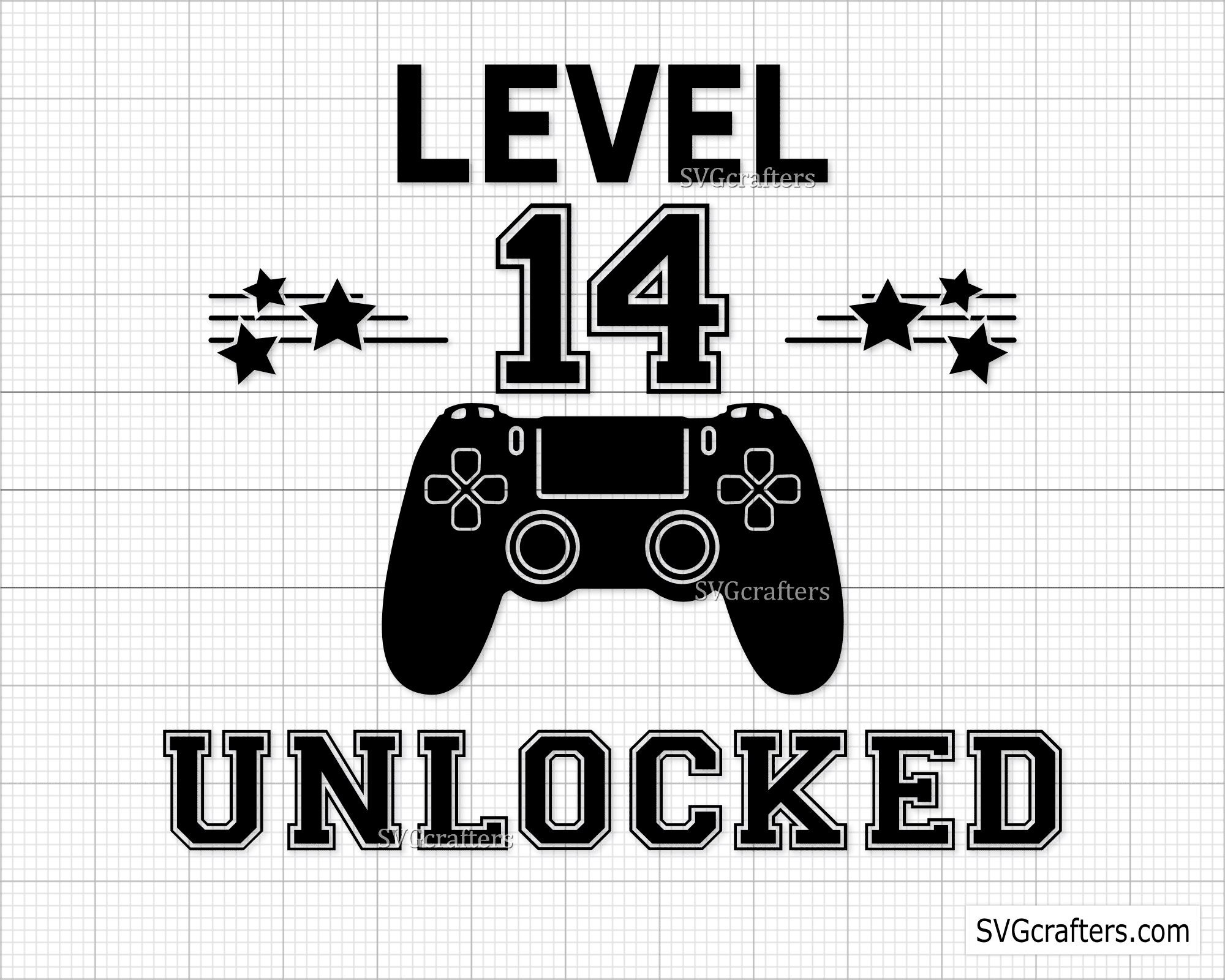 Level 14 Unlocked Svg 14th Birthday Svg My 14th Birthday - Etsy Canada