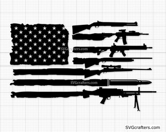 American Flag Svg | Etsy