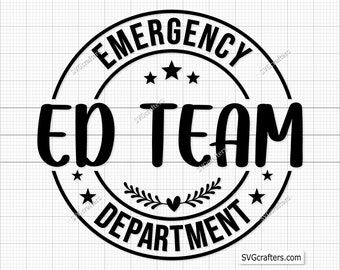 Emergency Department Svg Digital Downloads Medical Career - Etsy